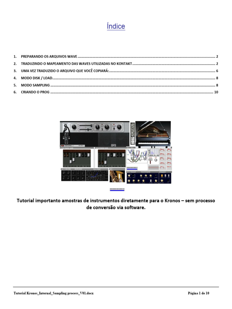 RSF_Tutorial Kronos_Internal_Sampling process_V02 | PDF