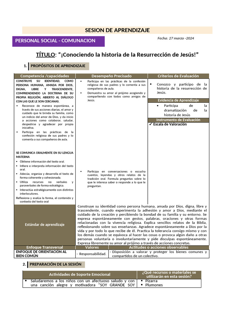 1.sesion Ini 3a 27 Marzo 2024 | PDF