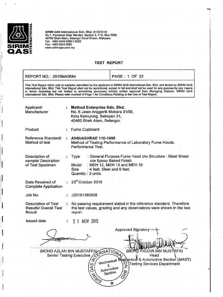 Ashrae Report BW | PDF