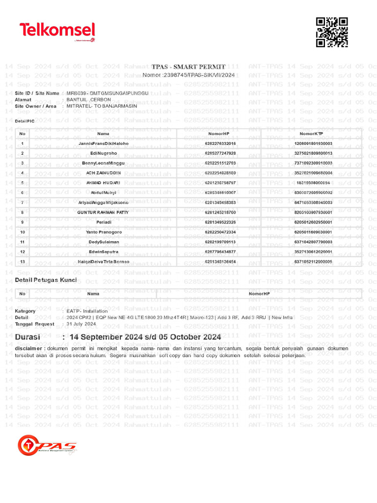 MRB039 - 2398745 - TPAS-SIK - VII - 2024 - New Infra - Extd | PDF