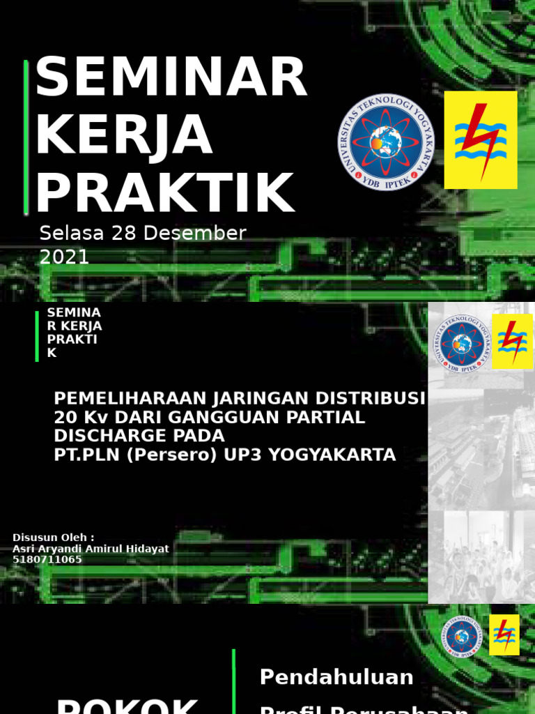 Seminar Kerja Peraktik PLN Up 3 Yogyakarta | PDF