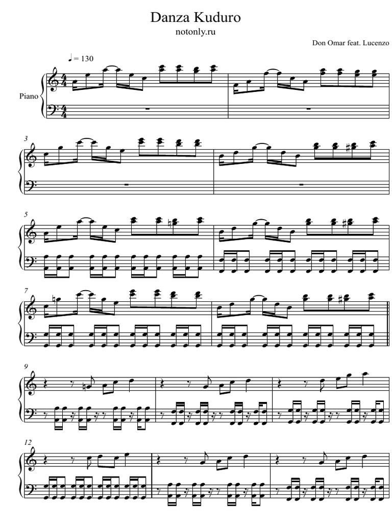 Danza Kuduro - Omar | PDF