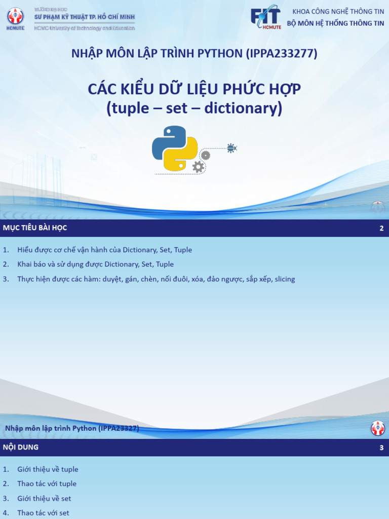 (IPPA233277) w04.1 c03 Cac Kieu Du Lieu Phuc Hop Tuple Set Dictionary ...