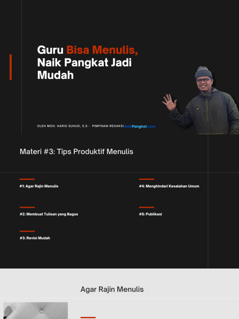 #3 Tips Produktif Menulis | PDF
