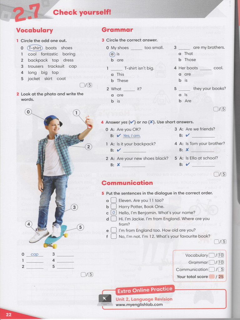 Verb To Be - 6th Grade | PDF