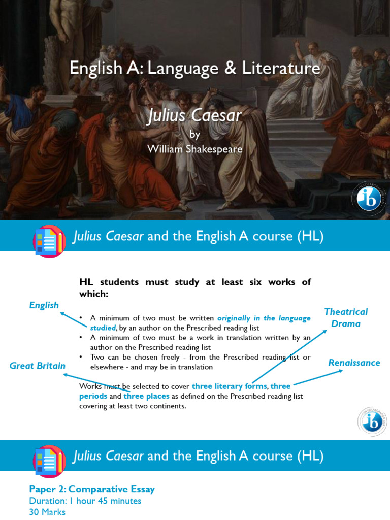 Julius Caesar - Intro + Act I | PDF