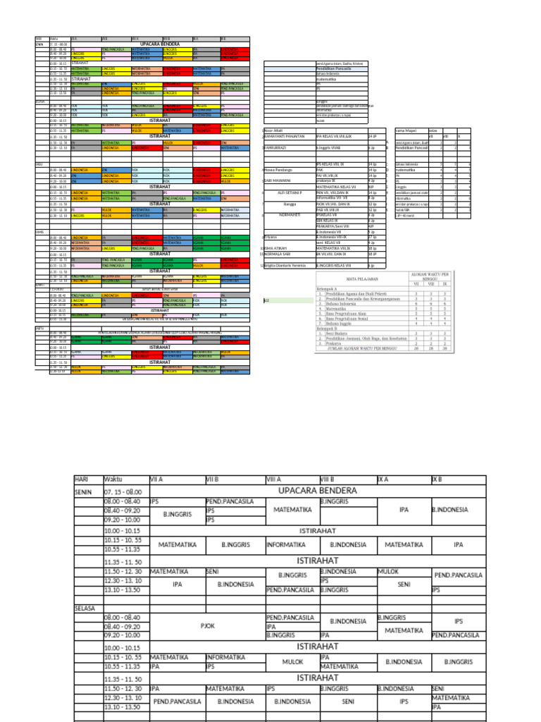JADWAL Revisi 2024 | PDF