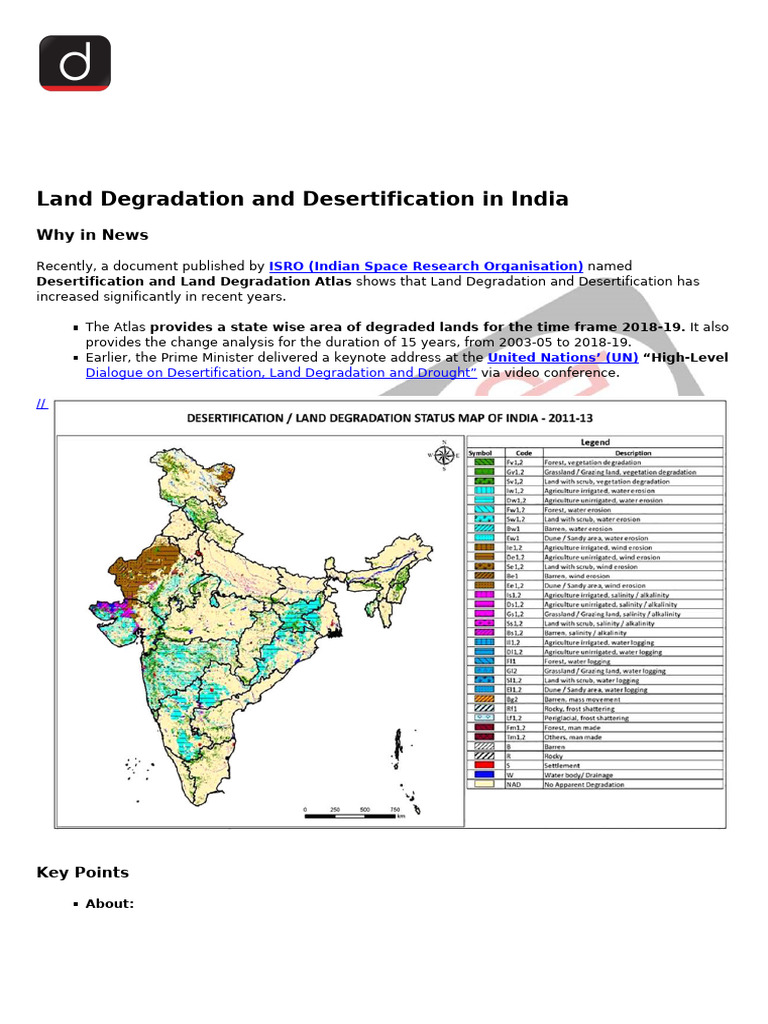 Desertification | PDF