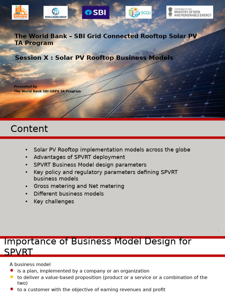 Solar PV Rooftop Business Models Guide | PDF | Solar Power | Electrical ...