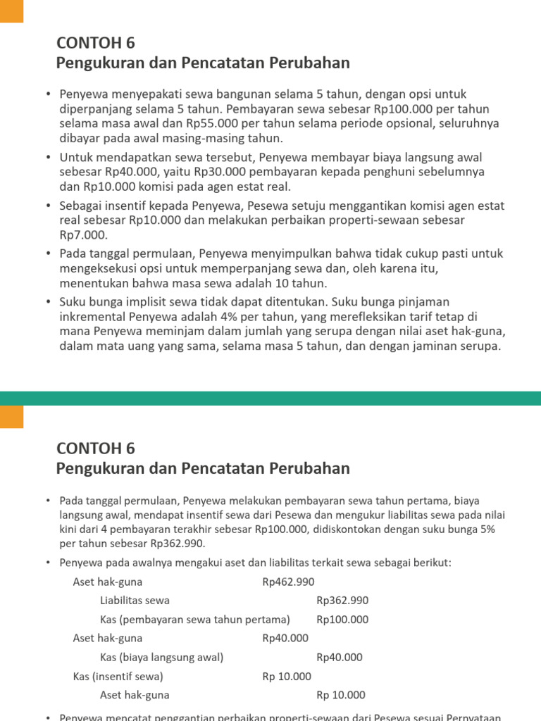 PSAK-73-Sewa-Contoh Soal | PDF