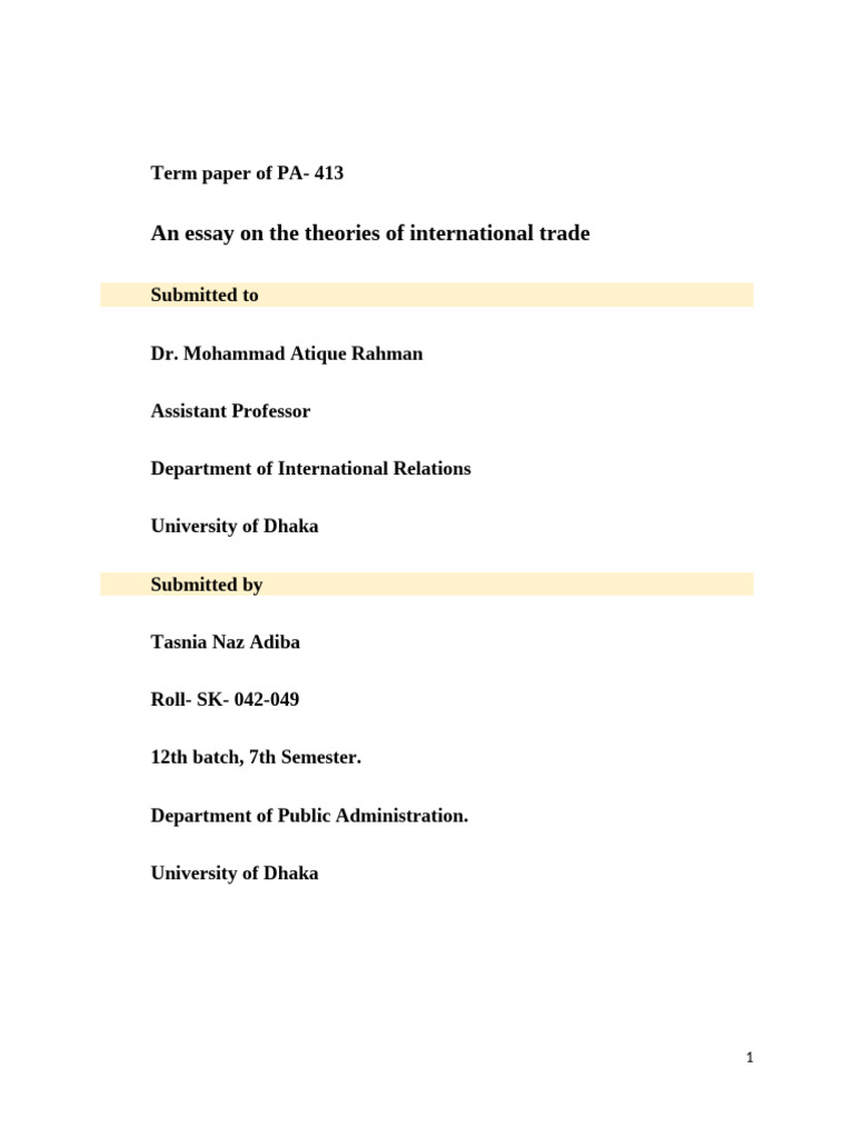 Pa 413 Assignment | PDF