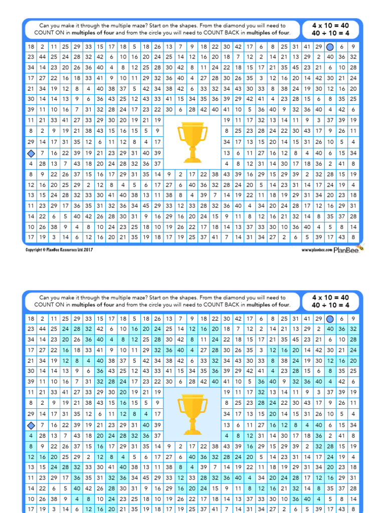 Multiple Mazes x4 | PDF