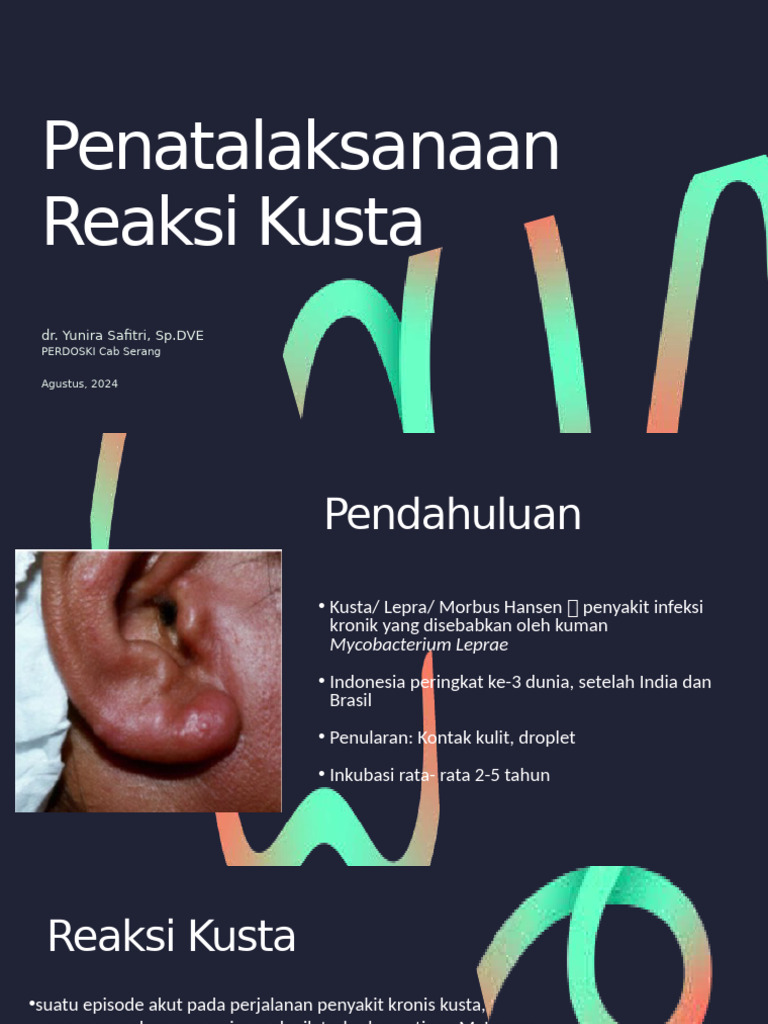 Reaksi Kusta Dinkeskab | PDF