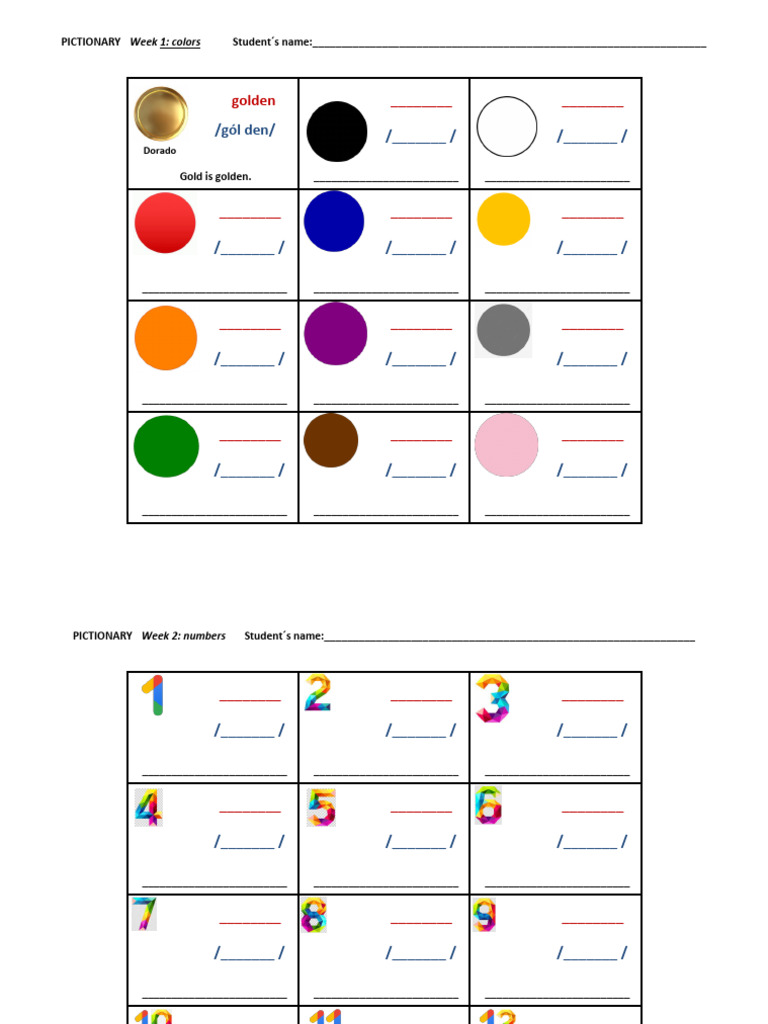 Pictionary Images1 | PDF