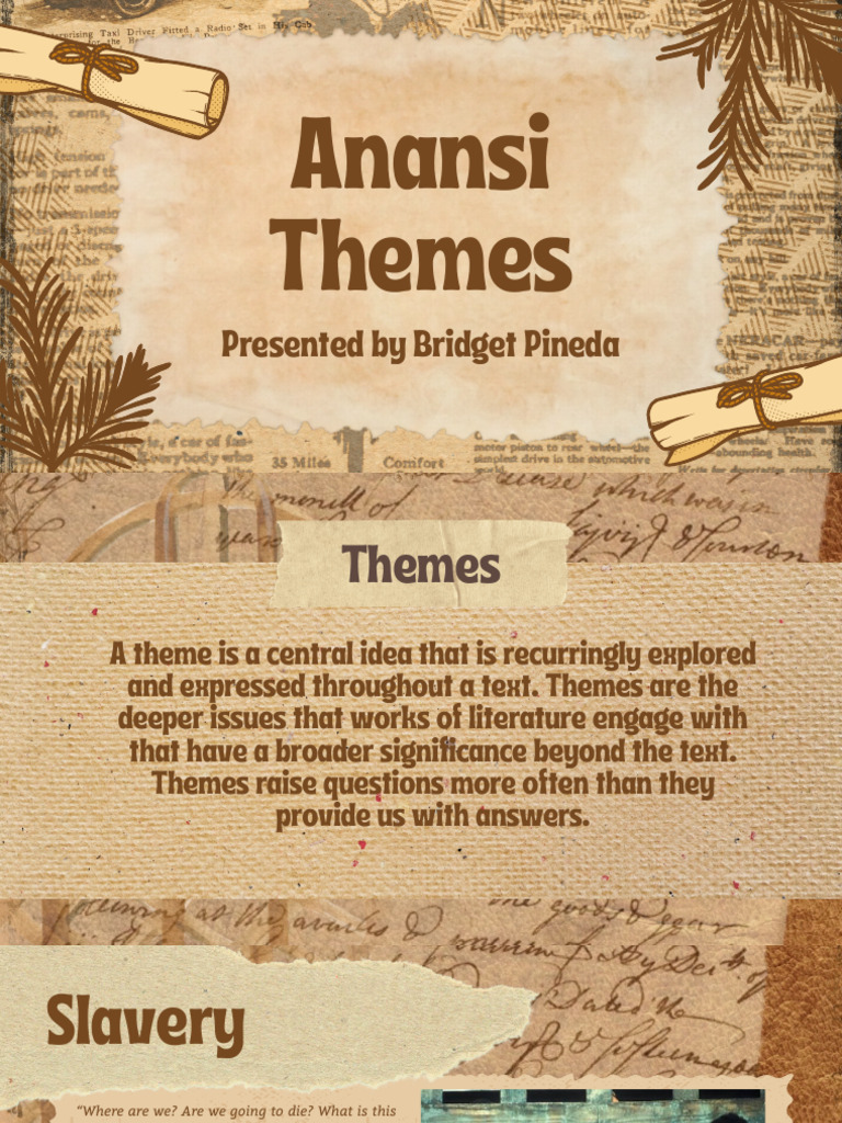 Bridget Pineda - Anansi Themes | PDF