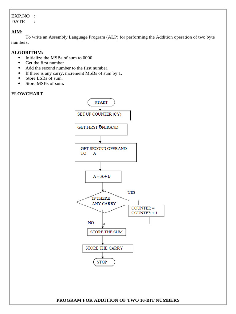 Lap Manual | PDF | Assembly Language | Central Processing Unit