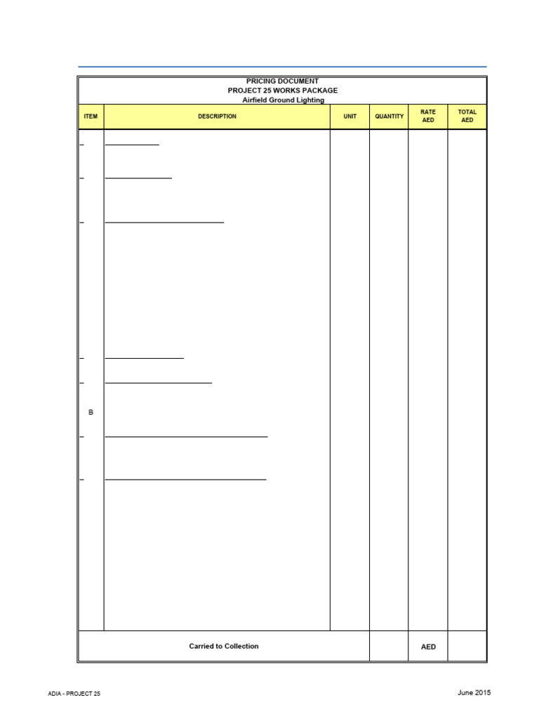 Sample BOQ | PDF