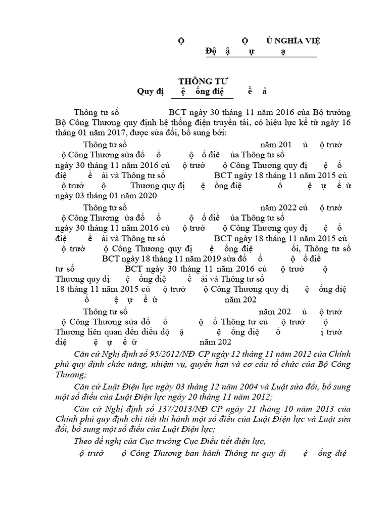 2024-VBHN16-2024 Quy Dinh HTD Truyen Tai | PDF