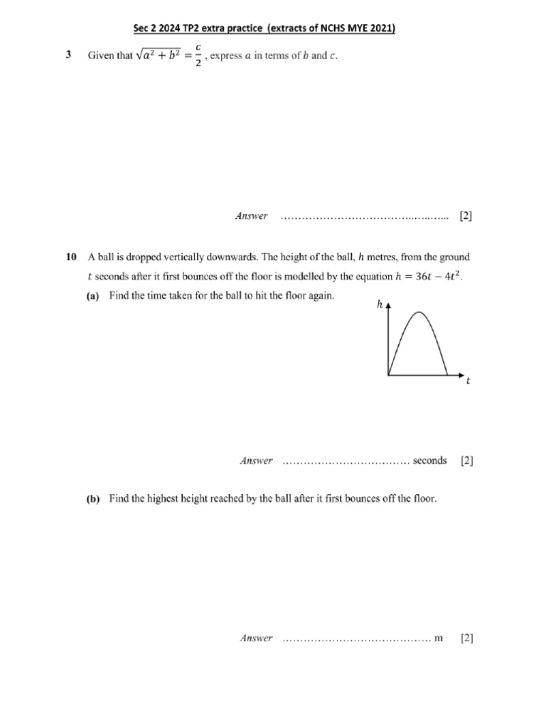 TP 2 Extra Practice | PDF