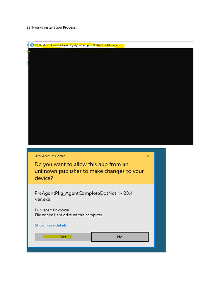 ZENworks Installation Process | PDF
