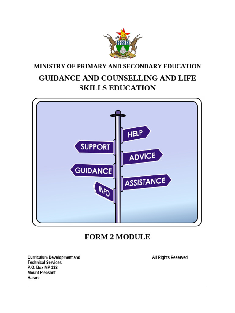 Guidance and Counselling and Life Skills Education-Form 2 Module - 2023 ...
