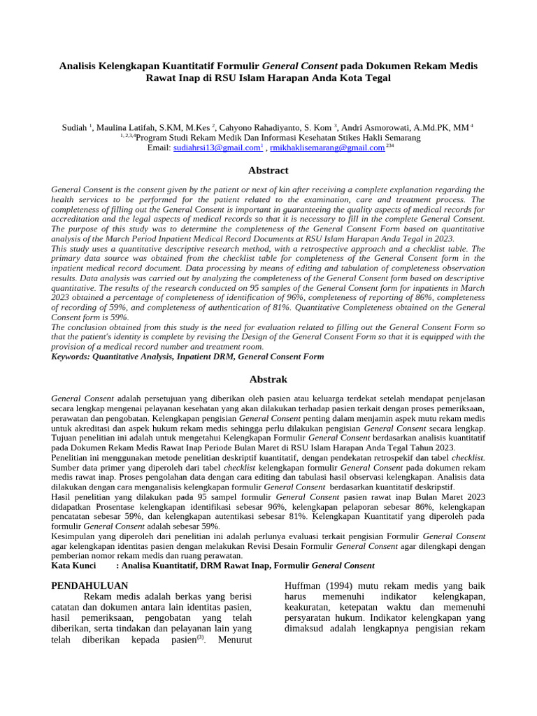 Artikel Ilmiah - Kti - Sudiah | PDF | Information Science | Procedural Knowledge