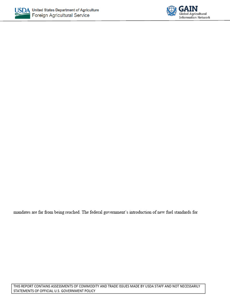 Biofuels Annual - Canberra - Australia - AS2022-0029 | PDF