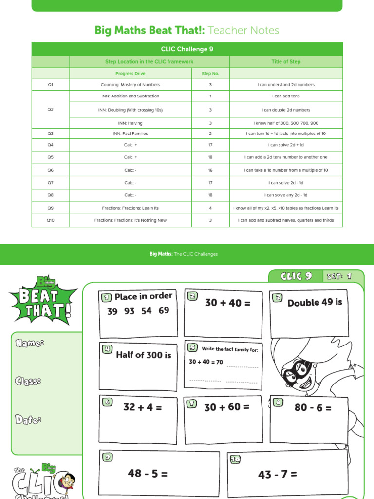 Clic Challenge 9 Questions and Answers 2 | PDF