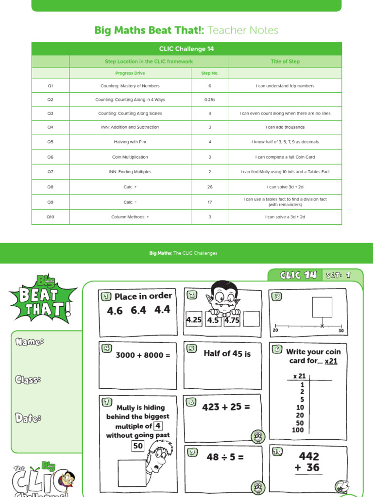 Clic Challenge 14 Questions and Answers | PDF