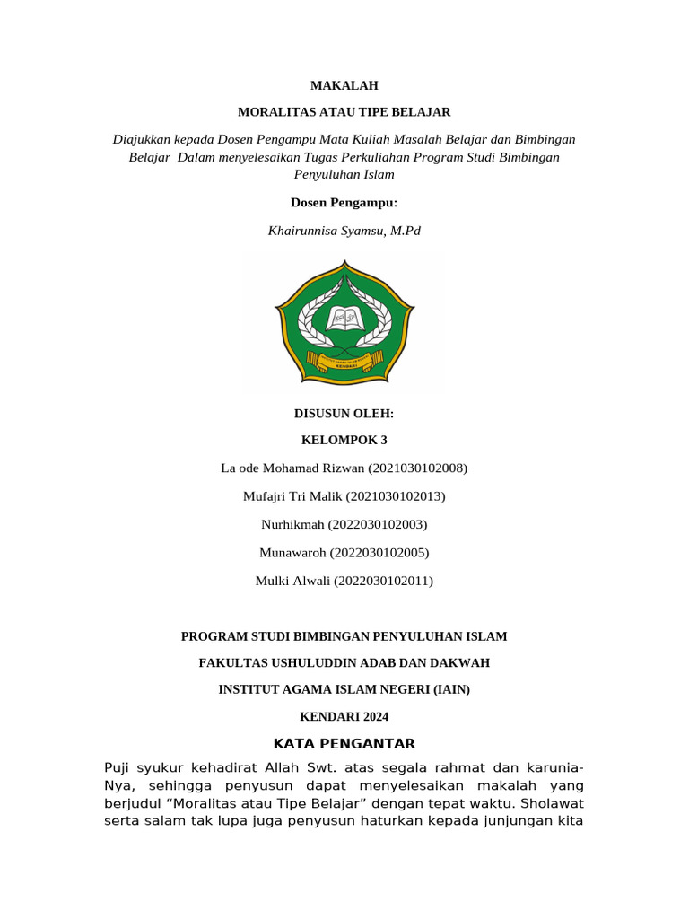 MAKALAH Masalah Belajar | PDF