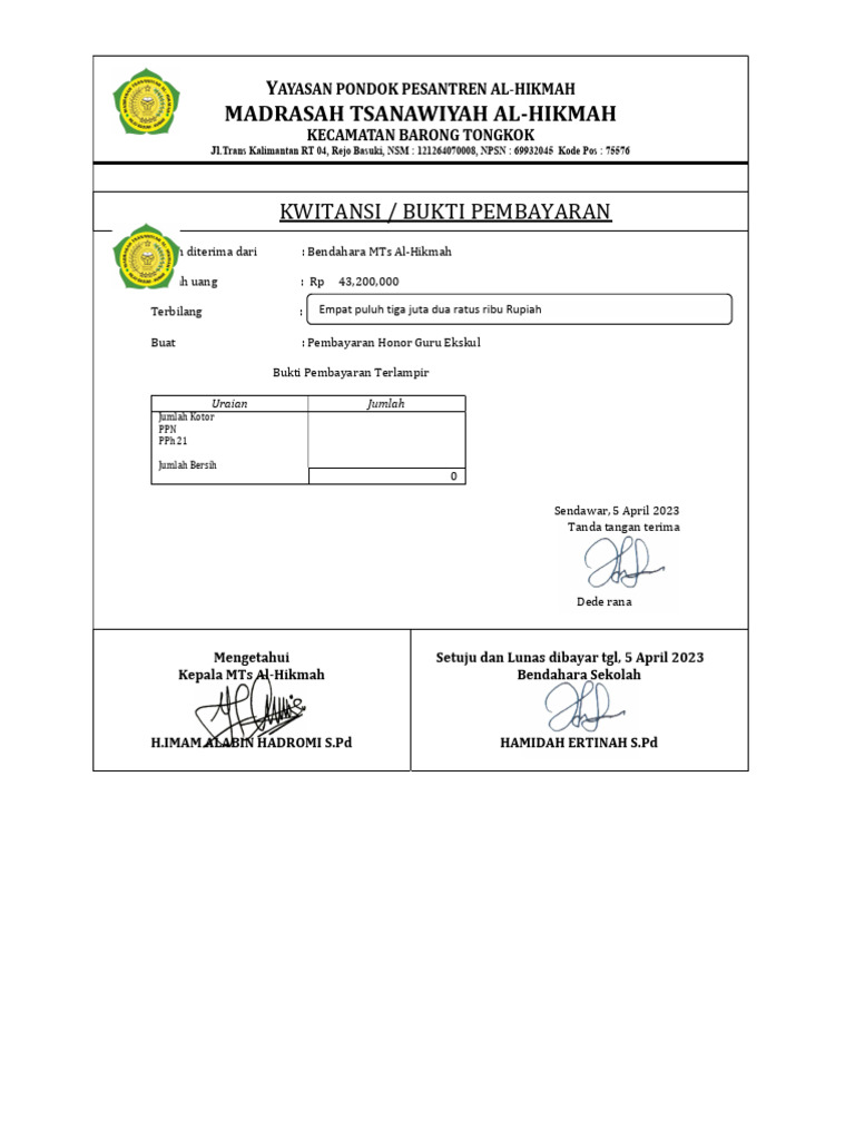 Honor Guru Ekskul | PDF