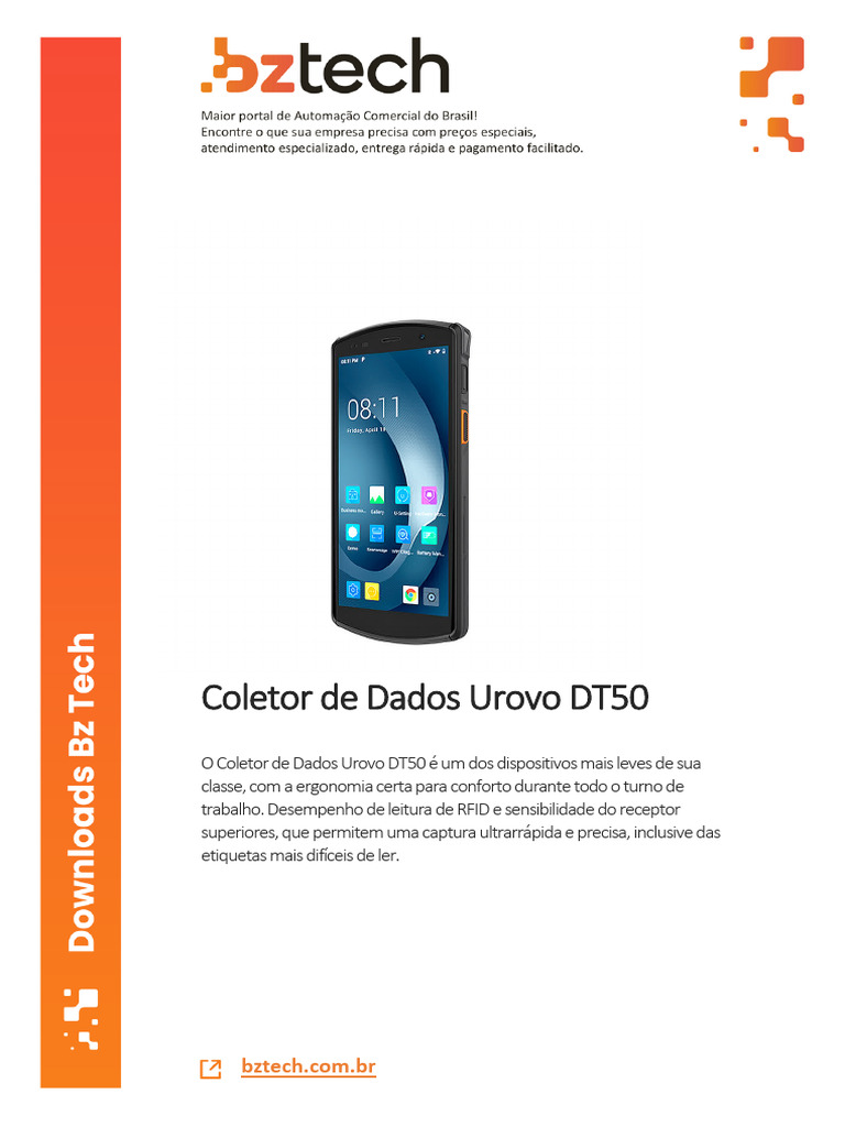 Manual Urovo Dt50 | PDF