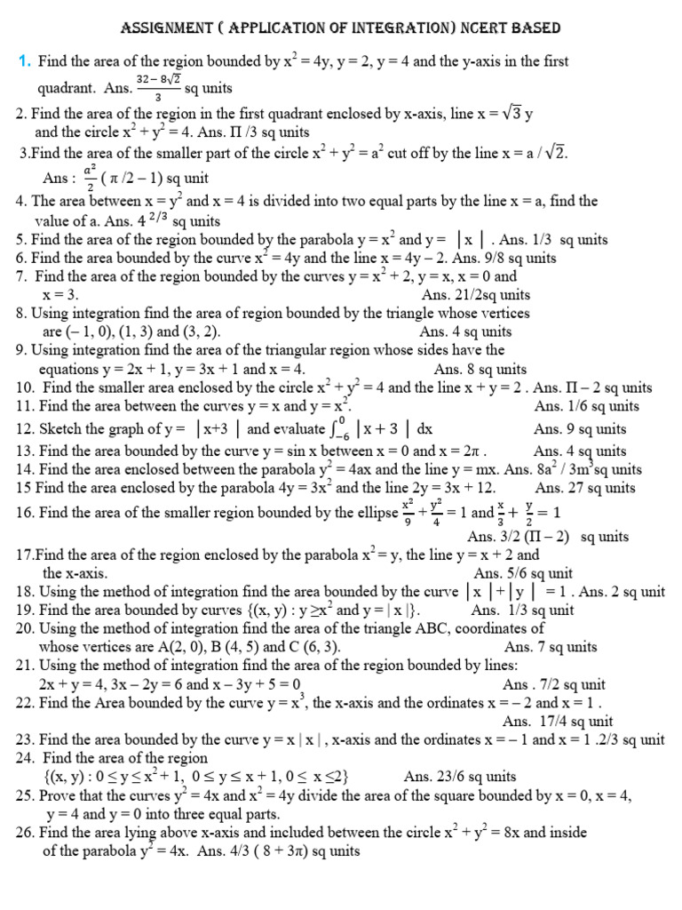 Application of Integration PDF | PDF