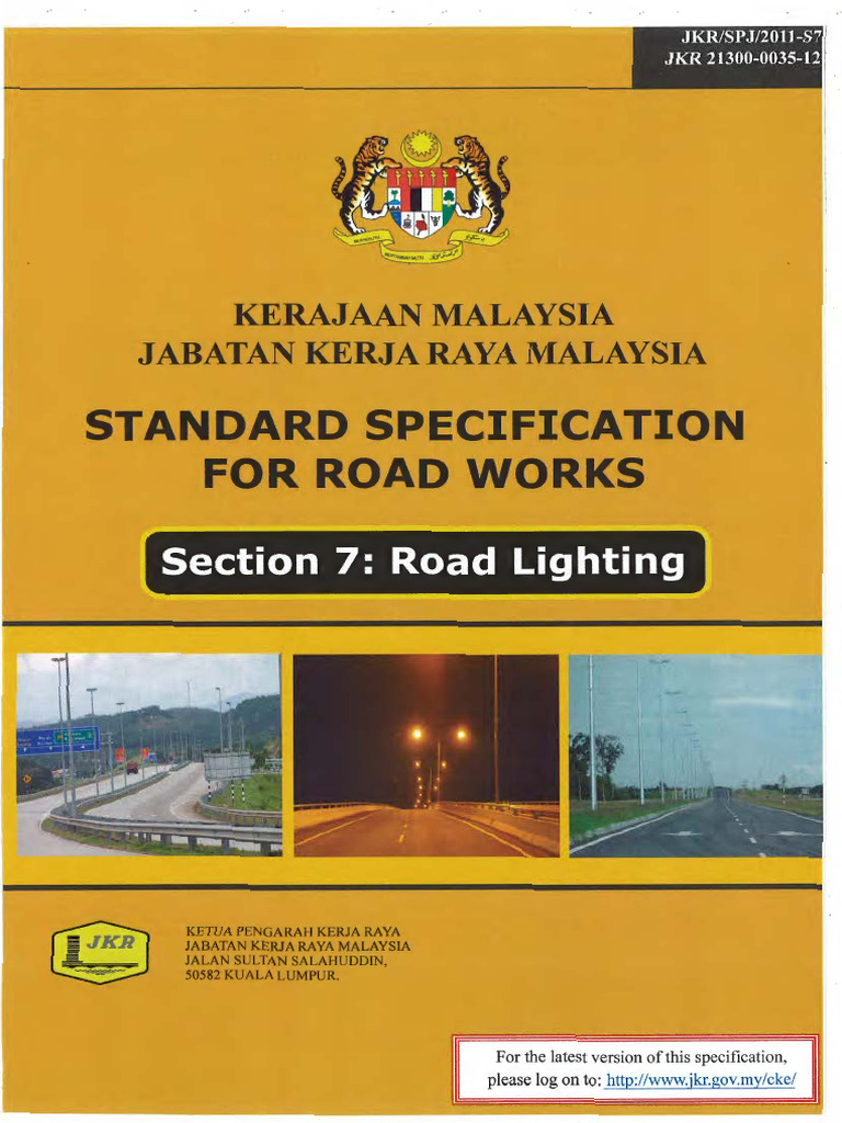 Section 7 - Road Lighting | PDF
