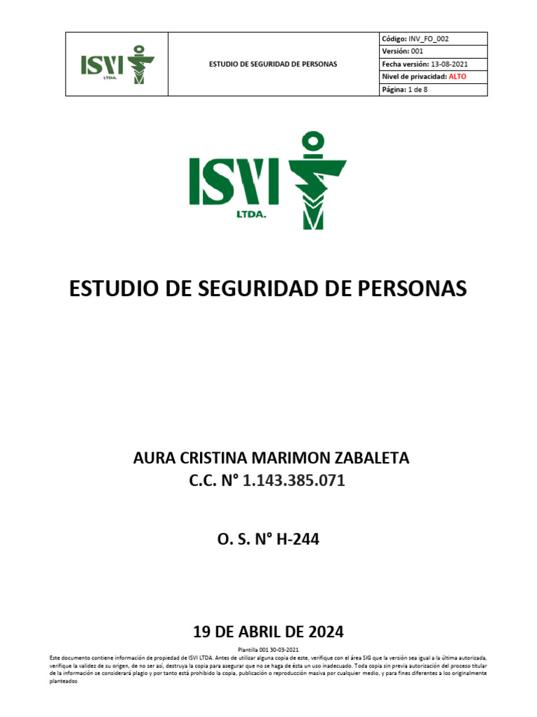 Visita Domiciliaria Aura Marimon | PDF