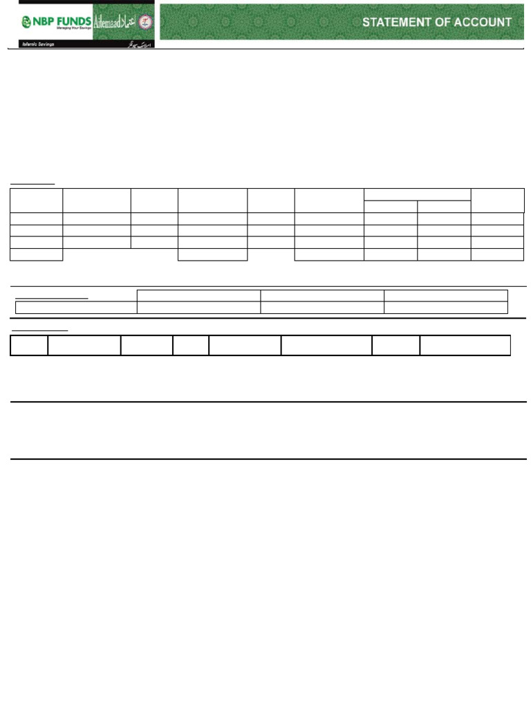 Nafa Statement | PDF