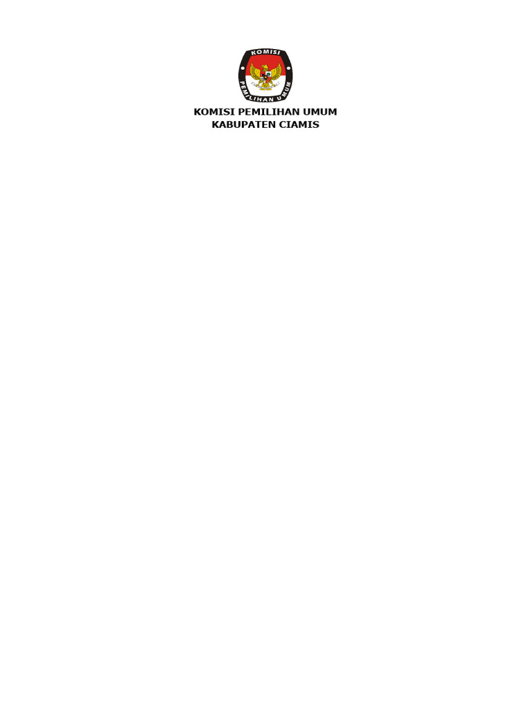 Kebijakan Pembentukan KPPS | PDF