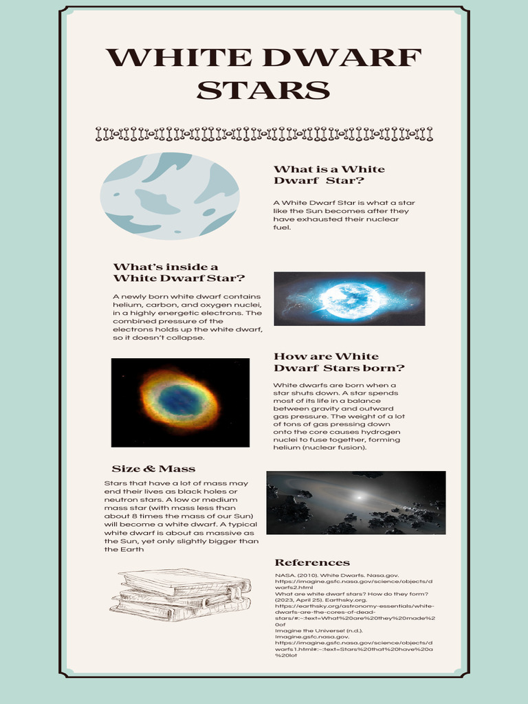 White Dwarf Star Infographic | PDF