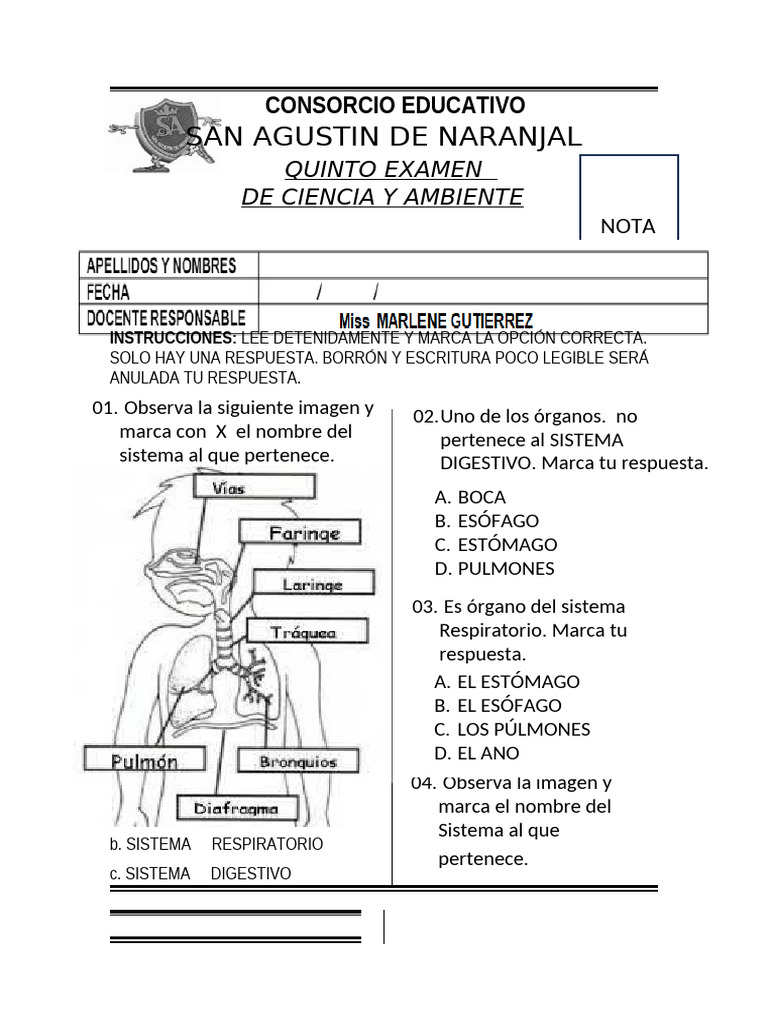 Exa de Ca 5 Unuidad | PDF