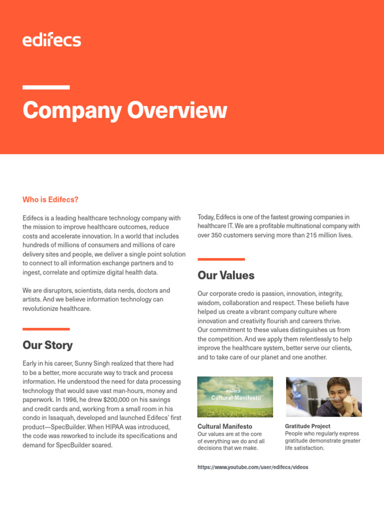 Who Is Edifecs | PDF