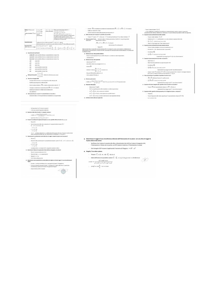 Formulario Di Matematica | PDF