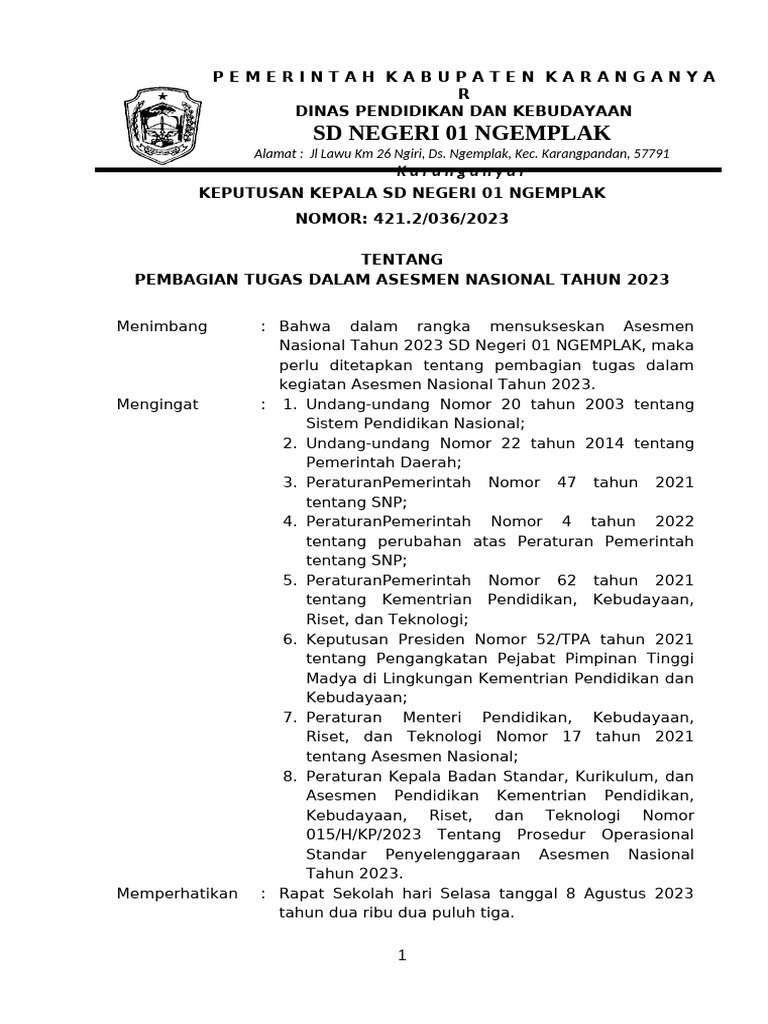 2 Isi Program ANBK | PDF