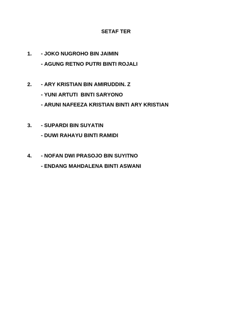 Setaf Ter | PDF