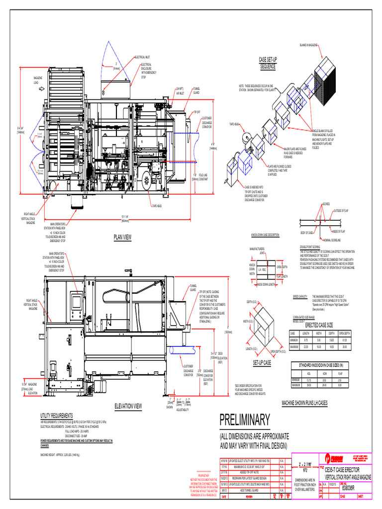 CE35 T Case Erector LH Vertical Stack Magazine | PDF | Manufactured Goods