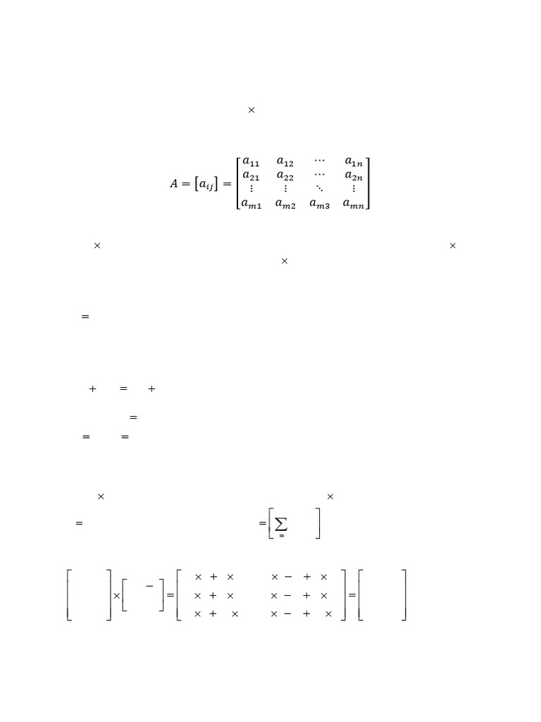 1.0 Elementary Matrix Theory | PDF