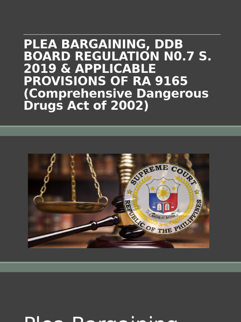 Plea Bargaining Power Point New | PDF