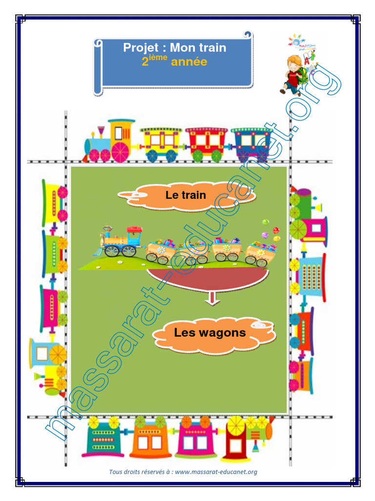 2ème Année Mon Projet Le Train 1er Wagon PDF | PDF