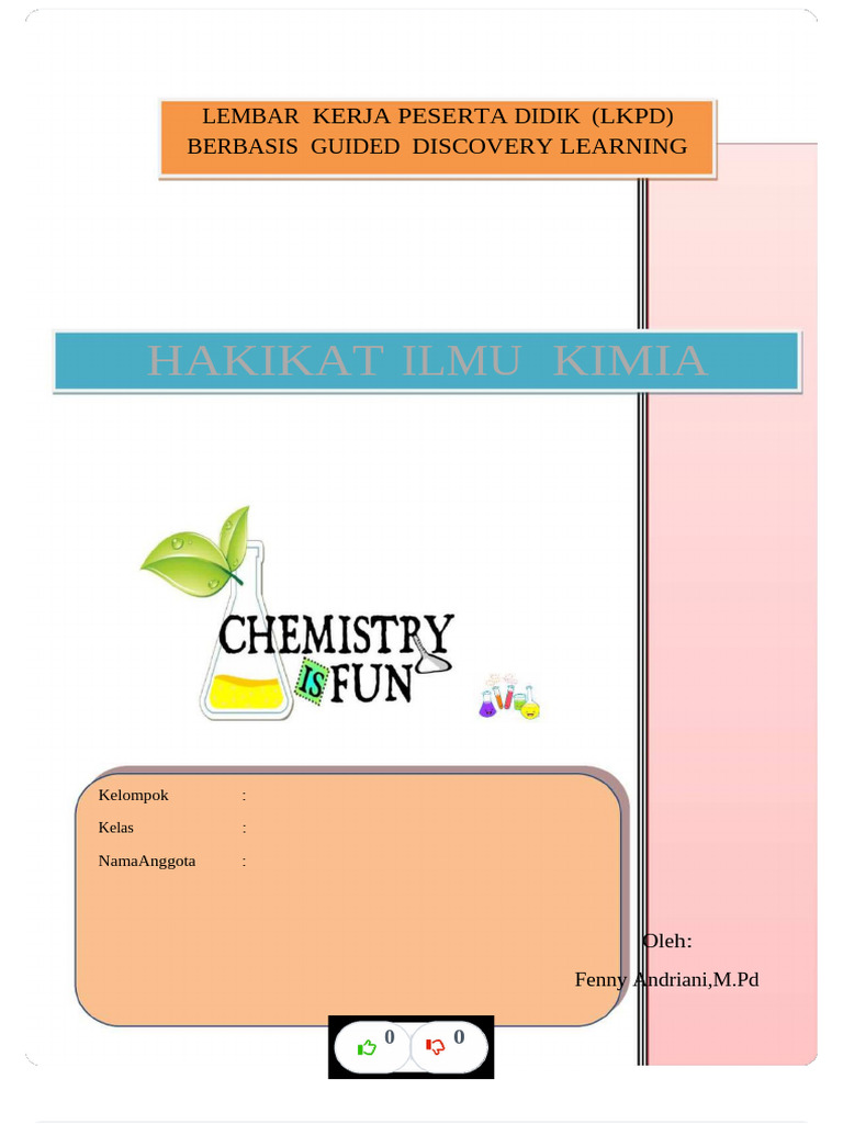 LKPD Hakikat Ilmu Kimia | PDF