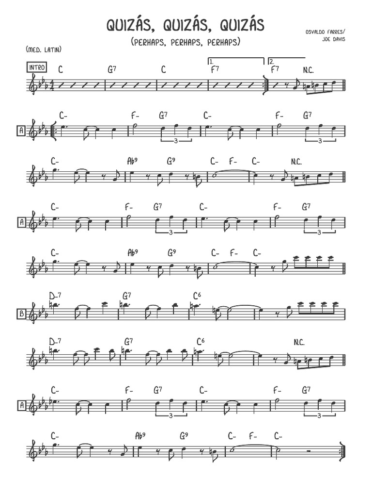 Quizas Quizas Quuiazas Concert | PDF