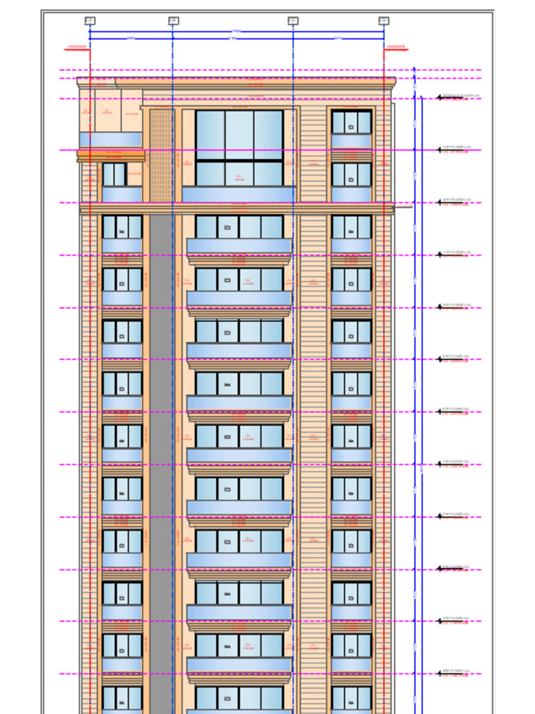 C.BLDG - West Side Elevation | PDF
